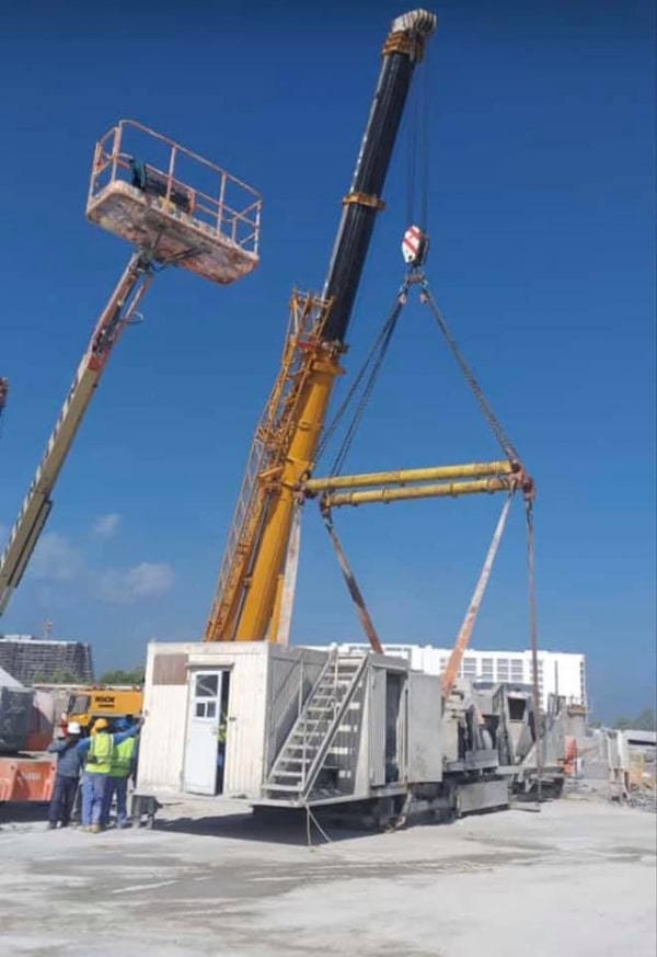 Lifting of Concrete plant LTM 1160 – Safest Lift Handling Loading ...